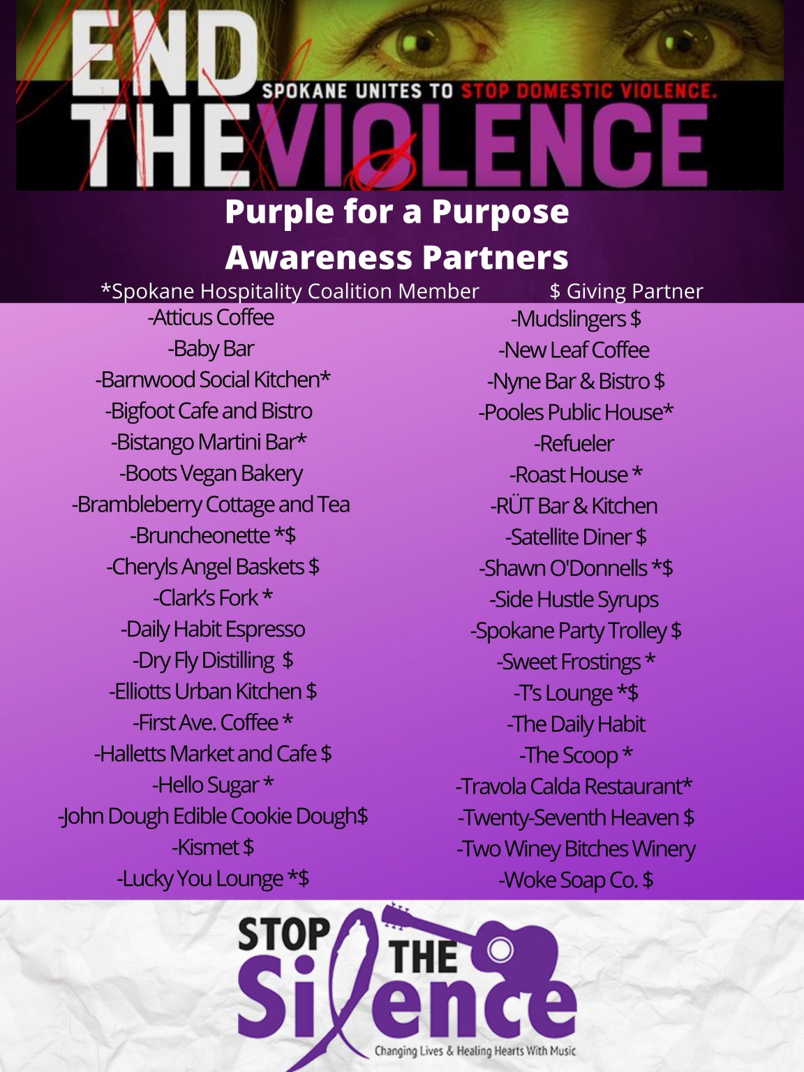 End the Violence Campaign Raises Awareness of Domestic & Family ...