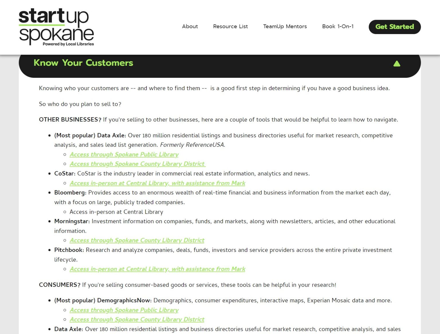 Give Your Business a Boost: A Look at StartUp Spokane’s Free Resources – Spokane County Library ...